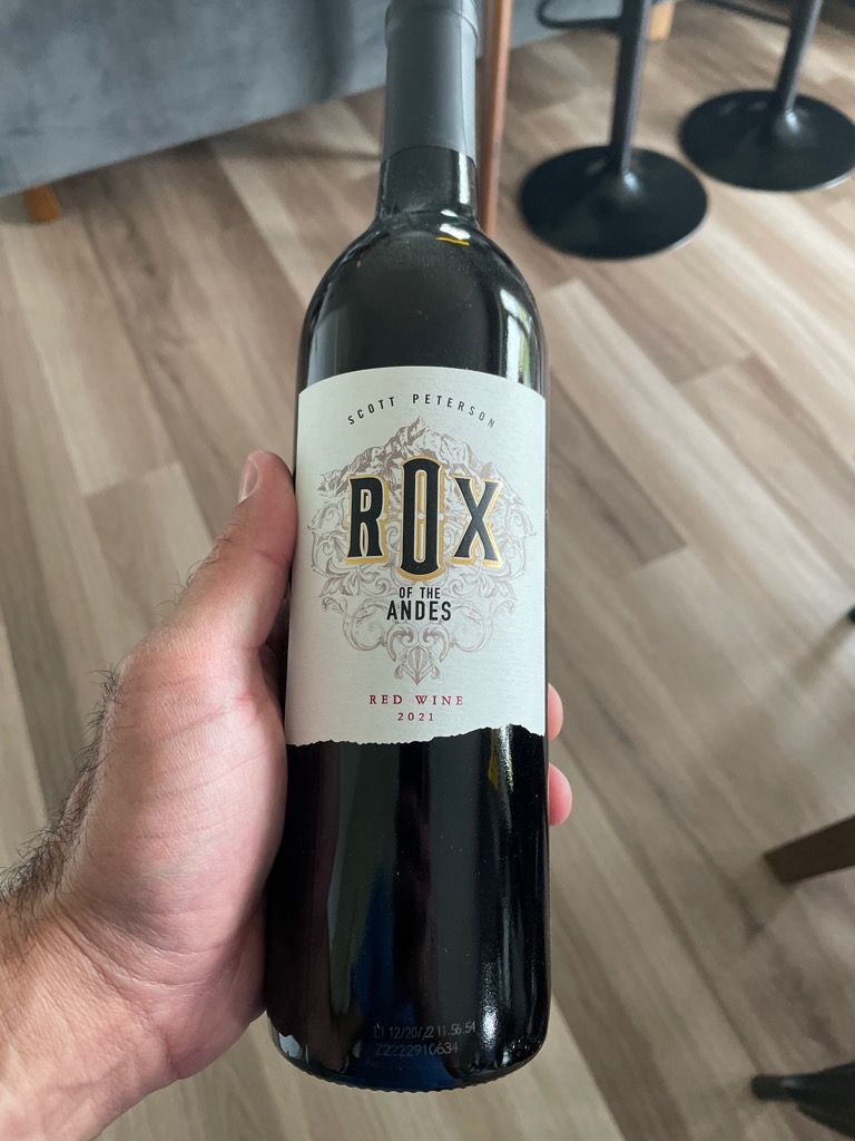 2021 Scott Peterson ROX of the Andes Red Wine, Argentina, Mendoza ...