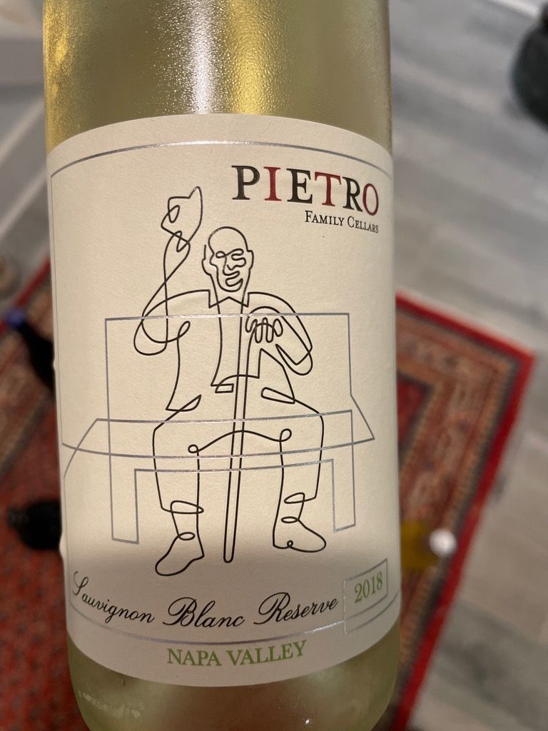 2019 Pietro Family Cellars Sauvignon Blanc Reserve, USA, California ...