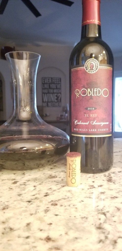 2016 Robledo Family Winery Cabernet Sauvignon El Rey, USA, California ...