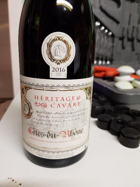 2016 Héritage Cavare Côtes du Rhône, France, Rhône, Southern Rhône ...
