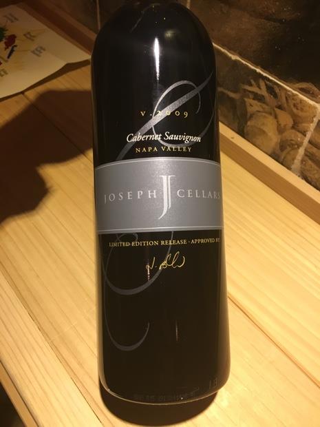 2009 Joseph Cellars Cabernet Sauvignon Limited Edition Release, USA ...
