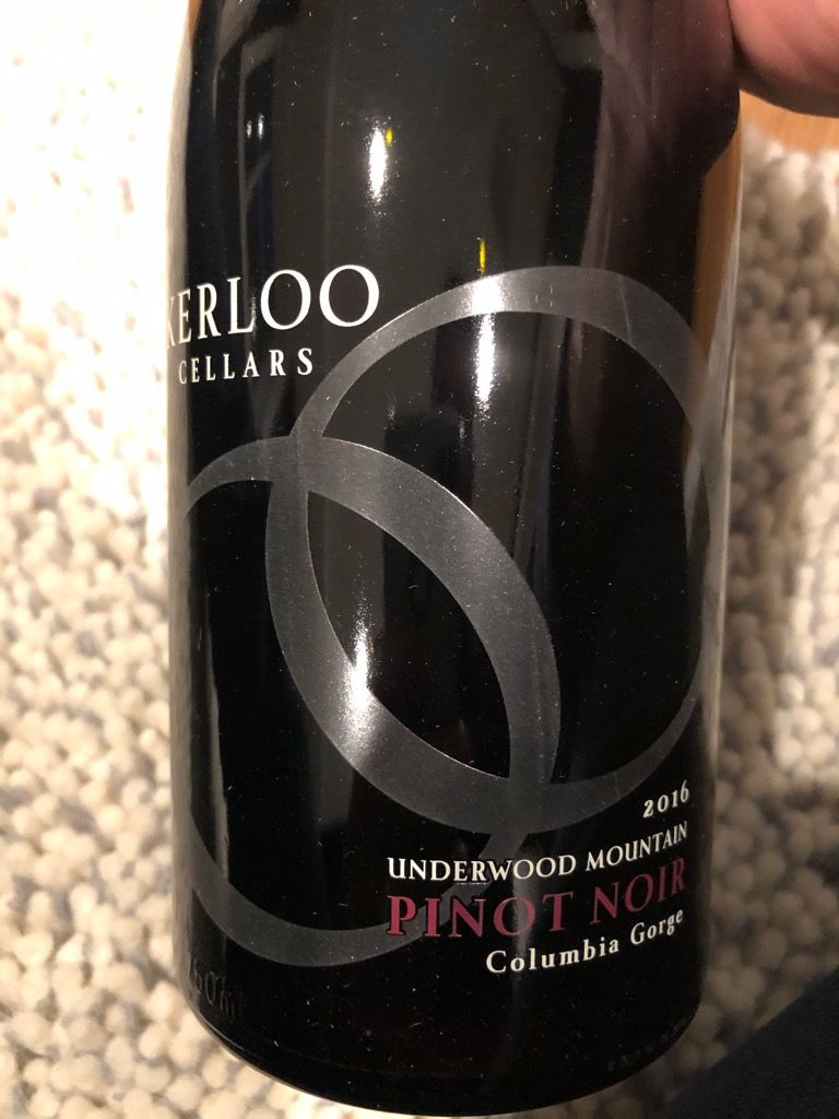 2016 Kerloo Cellars Pinot Noir Underwood Mountain Vineyard, USA, Oregon ...