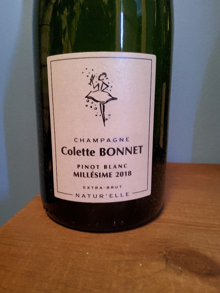 2019 Colette Bonnet Pinot Blanc Champagne, France, Champagne ...