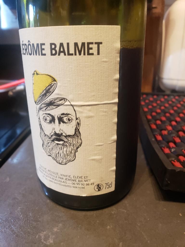 2020 Jerome Balmet Gamay Lemon Head, France, Burgundy, Beaujolais ...