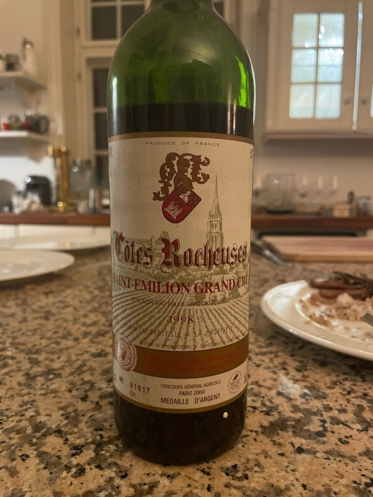 1998 Côtes Rocheuses, France, Bordeaux, Libournais, St. Émilion Grand ...