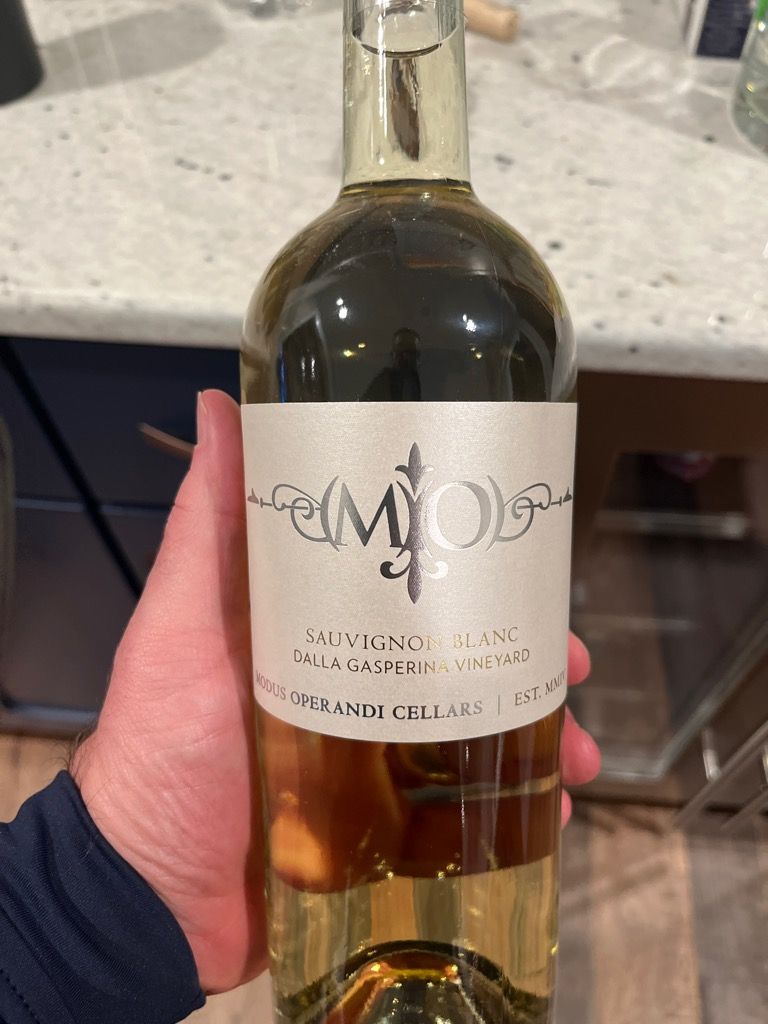 2021 Modus Operandi Cellars Sauvignon Blanc Dalla Gasperina Vineyard ...