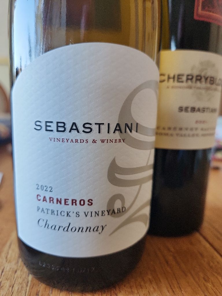 2022 Sebastiani Vineyards & Winery Chardonnay Patrick's Vineyard, USA ...