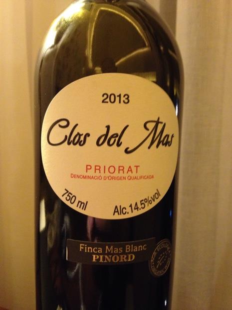 2013 Bodegas Pinord Priorat Clos del Mas, Spain, Catalunya, Priorat ...