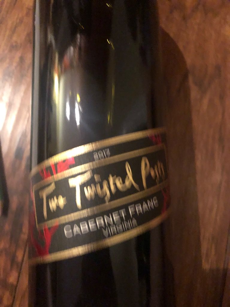 2017 Two Twisted Posts Cabernet Franc, USA, Virginia, Northern Virginia ...