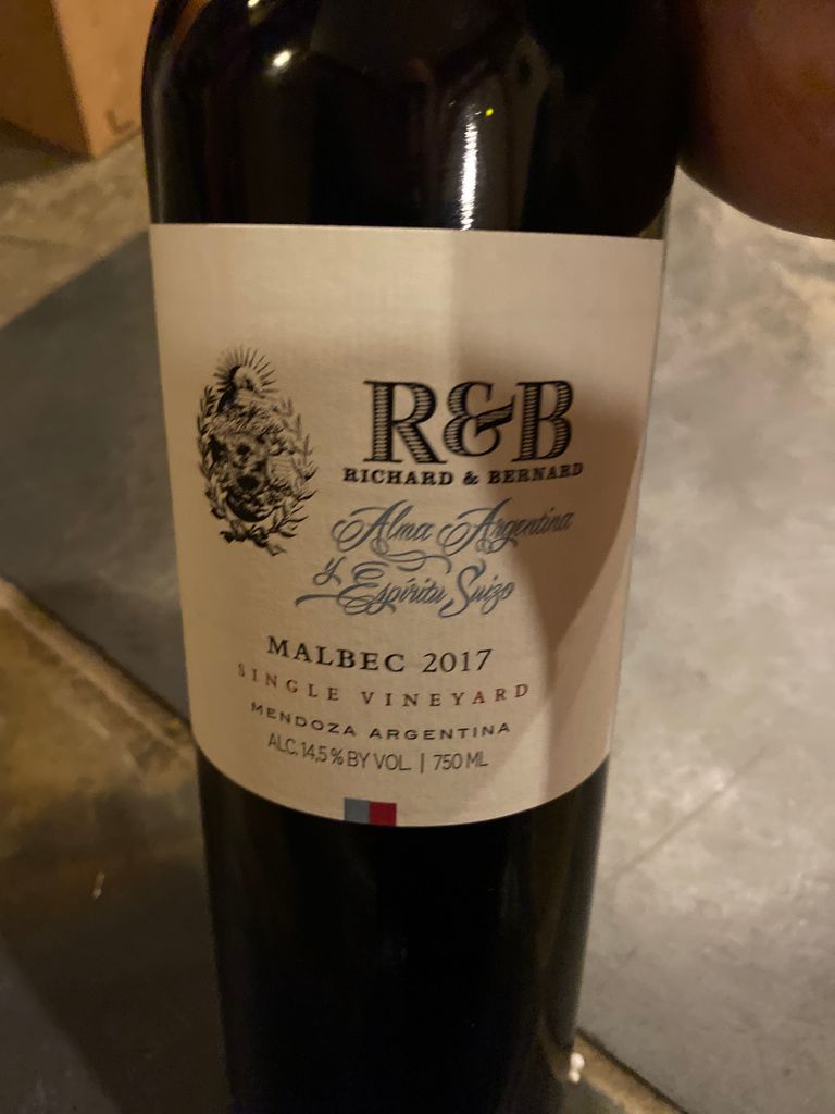 2020 Mendoza Vineyards Malbec R&B, Argentina, Mendoza - CellarTracker