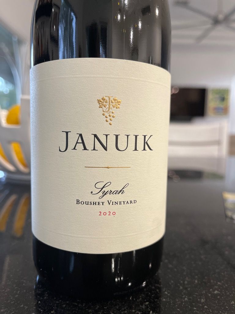 2020 Januik Syrah Weinbau Vineyard, USA, Washington, Columbia Valley ...