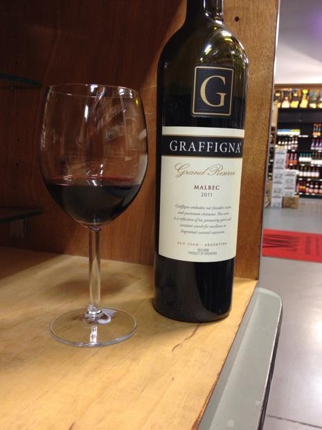 2011 Graffigna Malbec Grand Reserve, Argentina, San Juan - CellarTracker
