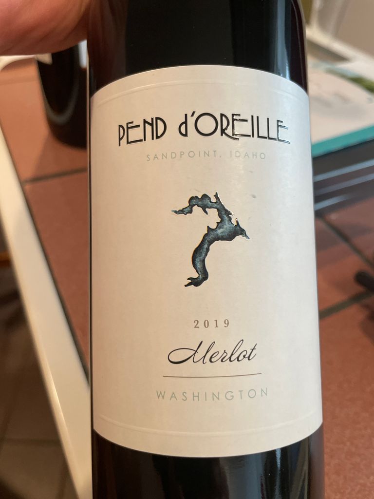 2021 Pend d'Oreille Winery Merlot, USA, Washington, Columbia Valley ...