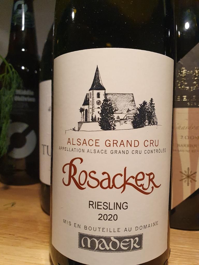 2020 Mader Riesling Rosacker, France, Alsace, Alsace Grand Cru - CellarTracker