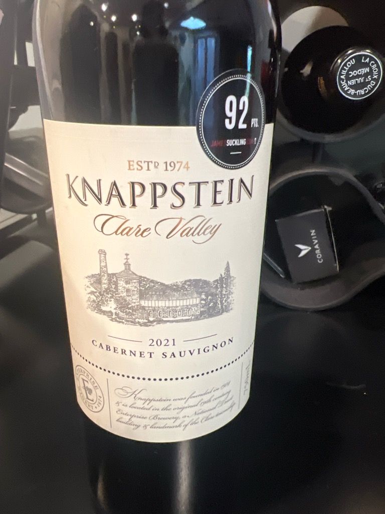 2021 Knappstein Cabernet Sauvignon Enterprise Vineyard, Australia ...