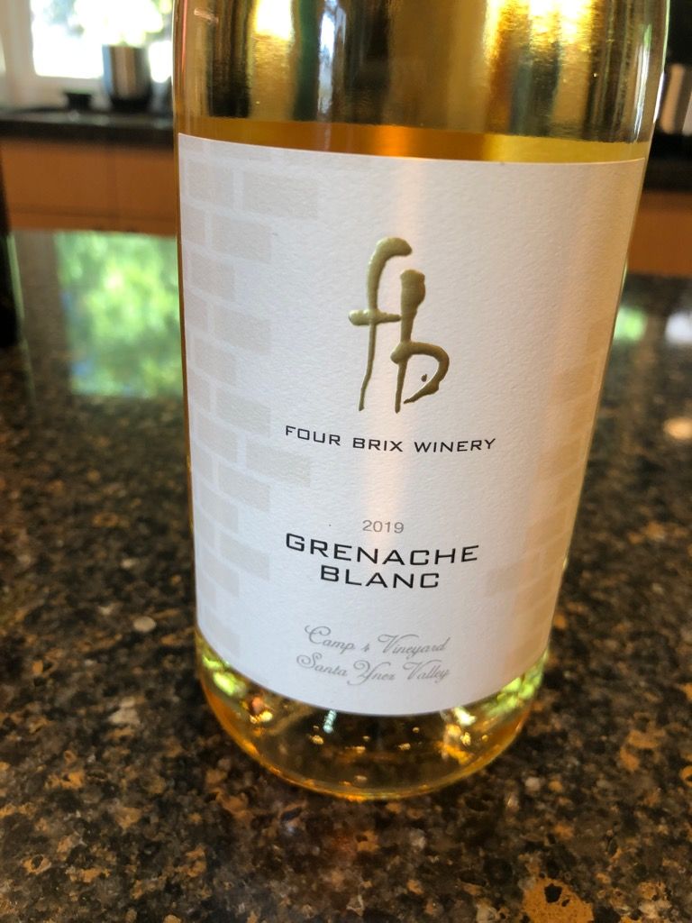 2019 Four Brix Grenache Blanc Desirous Camp 4 Vineyard, USA, California ...