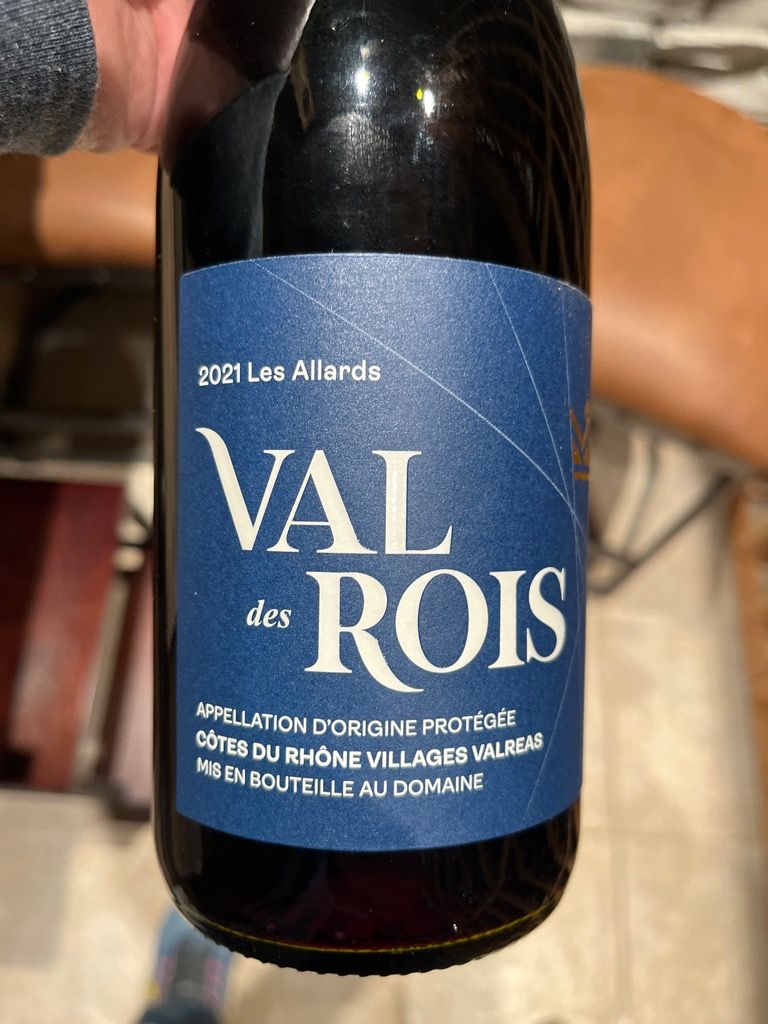 2019 Domaine du Val des Rois Côtes du Rhône Villages Les Allards au ...