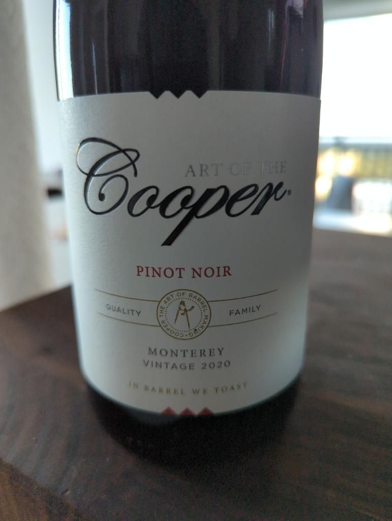 2020 Art of the Cooper Pinot Noir, USA, California, Central Coast, Monterey - CellarTracker