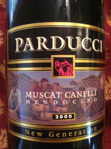 1998 Parducci Muscat Canelli, USA, California, North Coast, Mendocino ...