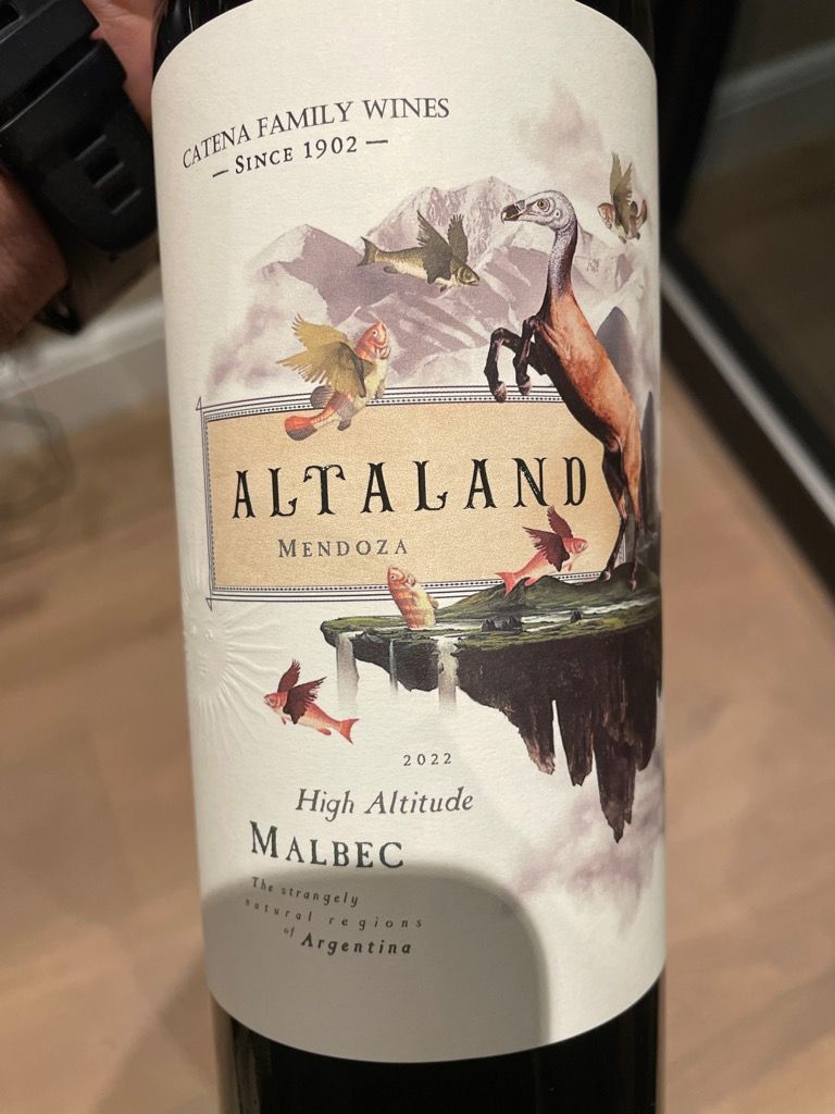 2022 Altaland Malbec High Altitude, Argentina, Mendoza - CellarTracker