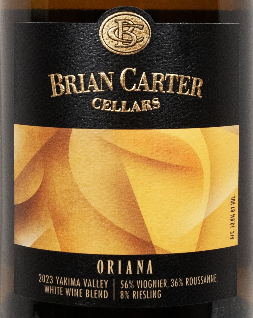 2023 Brian Carter Cellars Oriana, USA, Washington, Columbia Valley ...