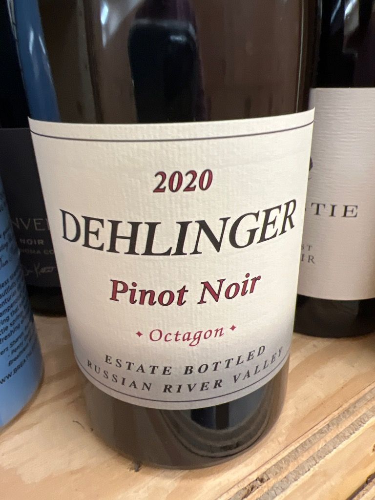 2020 Dehlinger Pinot Noir Octagon Vineyard, USA, California, Sonoma ...