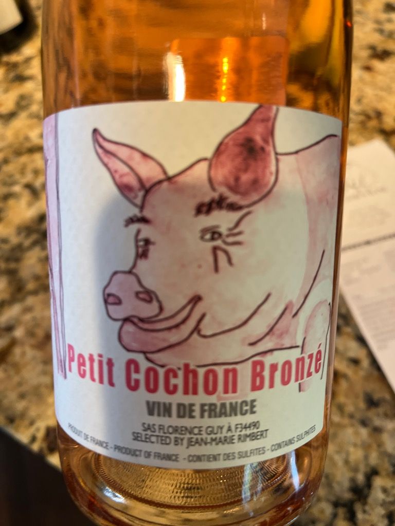 2021 Domaine Rimbert Vin de Table Français Petit Cochon Bronzé, France ...