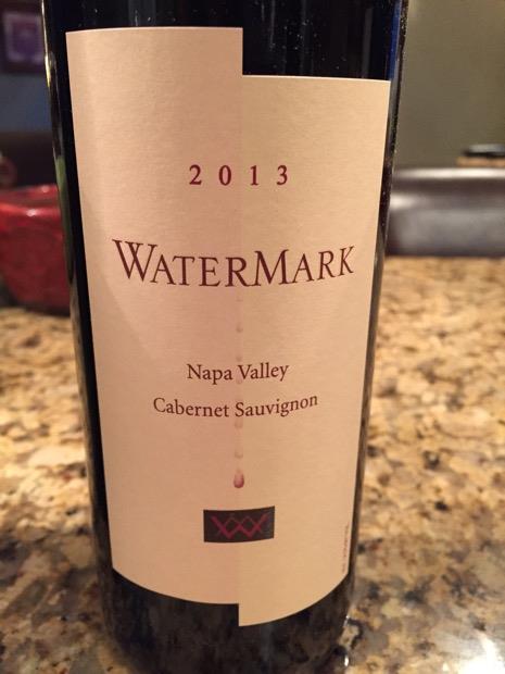 2013 WaterMark Cabernet Sauvignon Napa Valley, USA, California, Napa ...