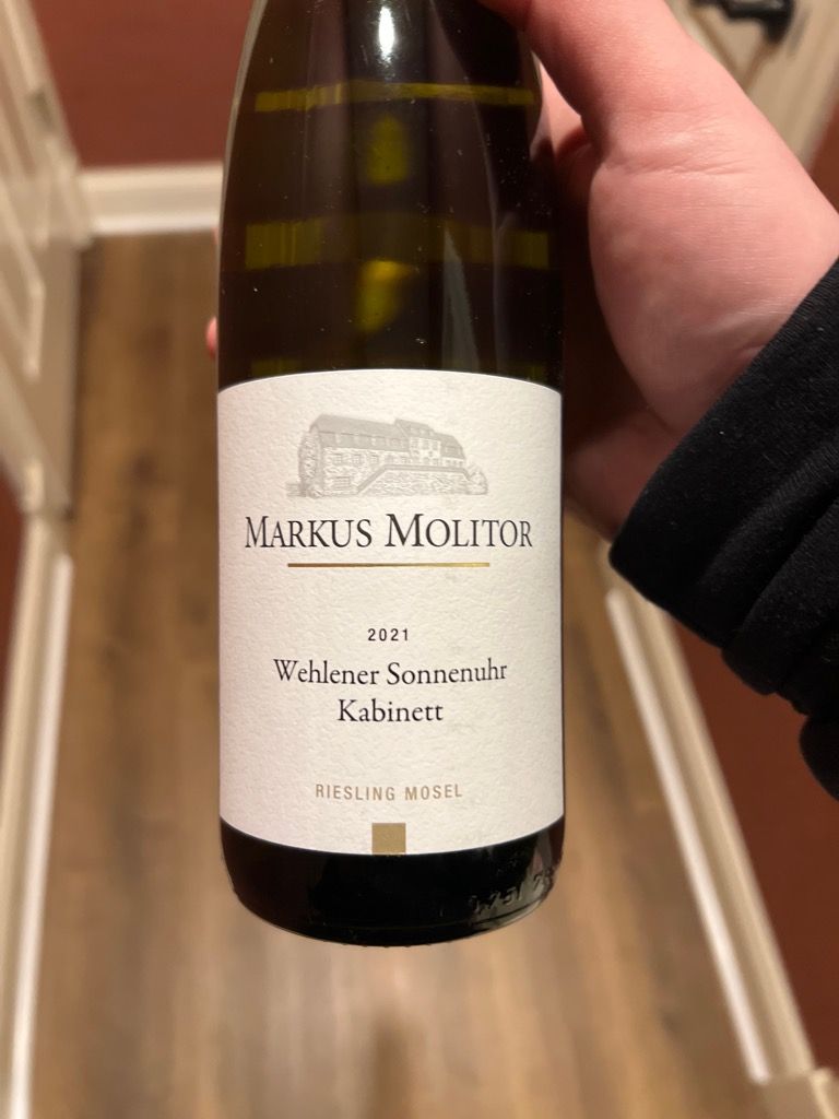 2021 Markus Molitor Wehlener Sonnenuhr Riesling Kabinett (Golden ...