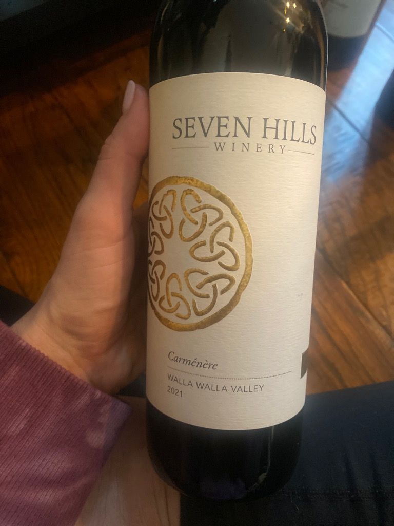 2021 Seven Hills Winery Carménère Walla Walla Valley, USA, Washington, Columbia Valley, Walla ...