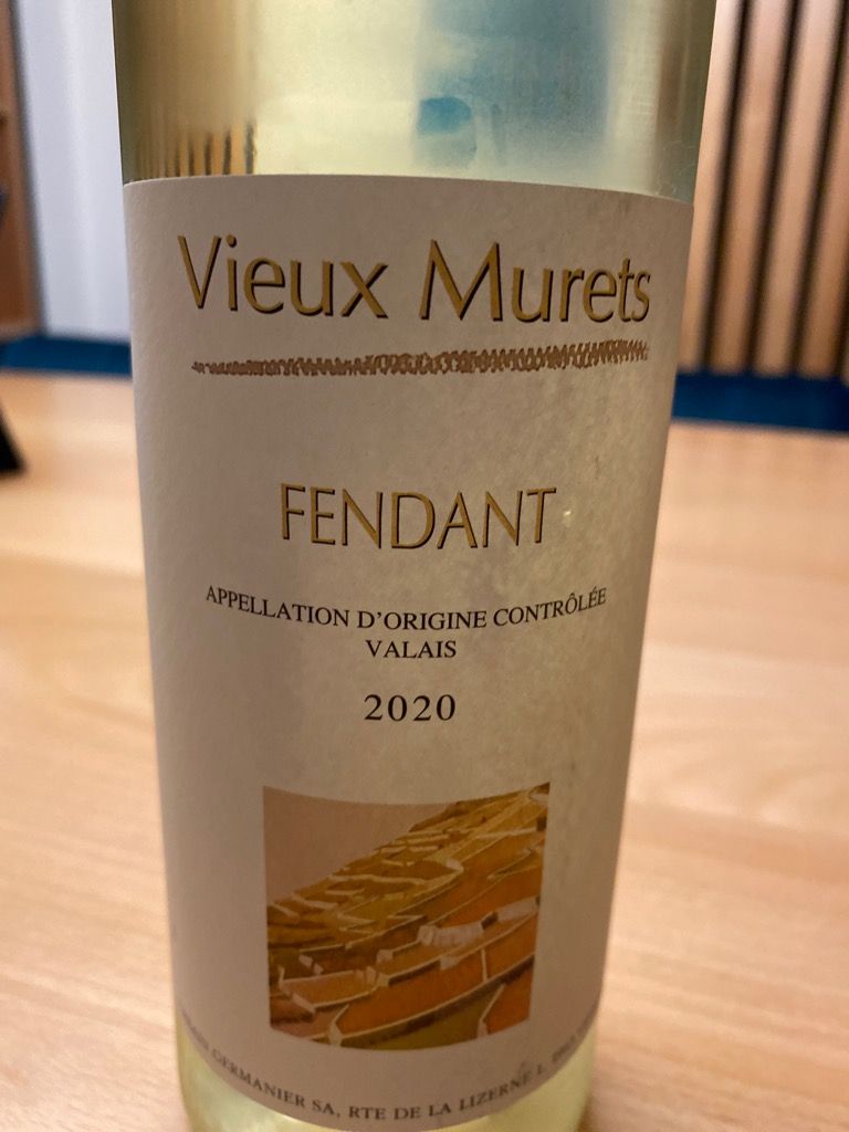 2020 Vieux Murets Fendant, Switzerland, Vaud, Lavaux - CellarTracker