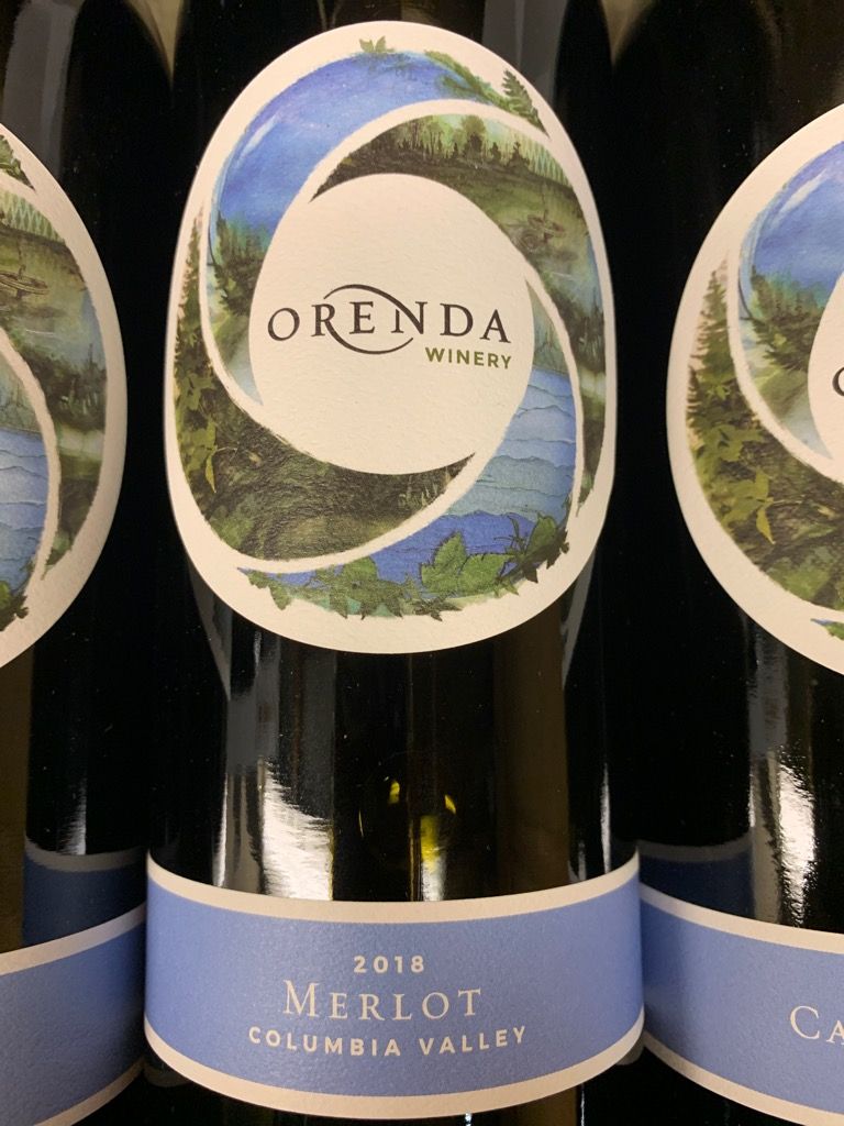 2018 Orenda Winery Merlot, USA, Washington, Columbia Valley - CellarTracker