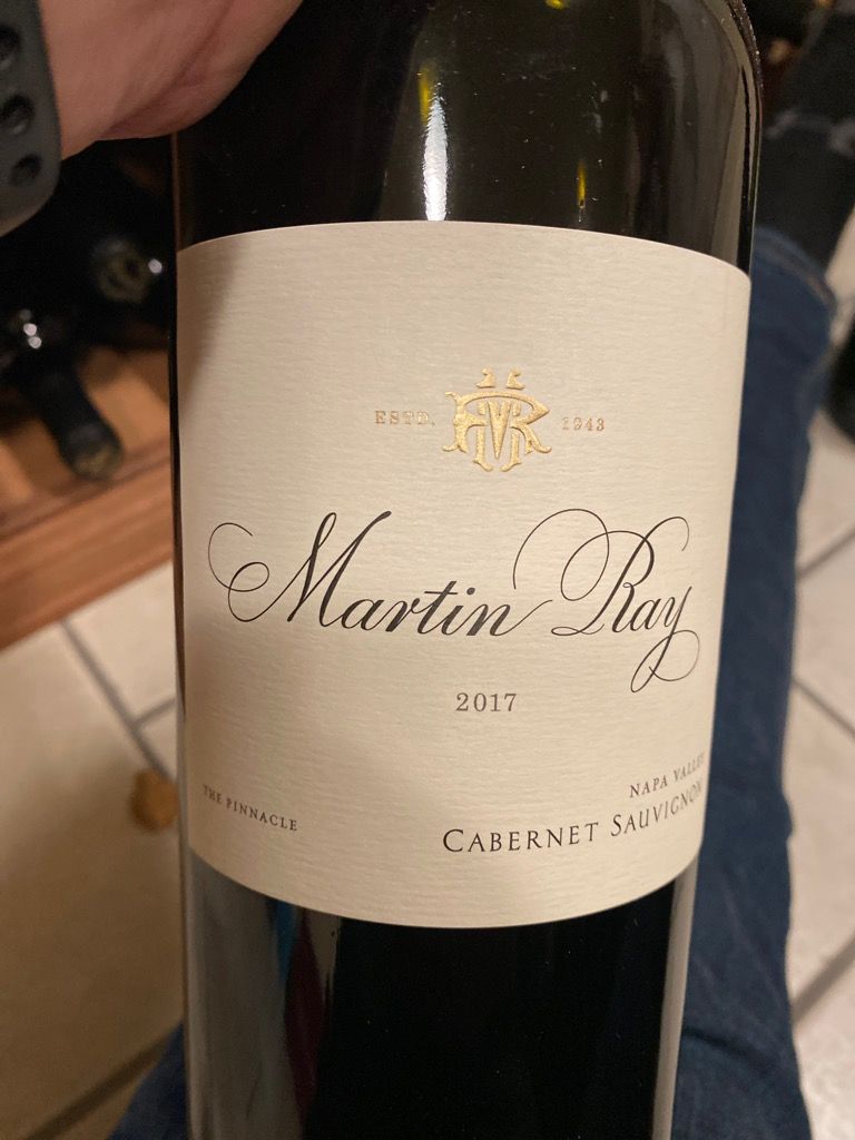 2017 Martin Ray Cabernet Sauvignon The Pinnacle Napa Valley, USA ...
