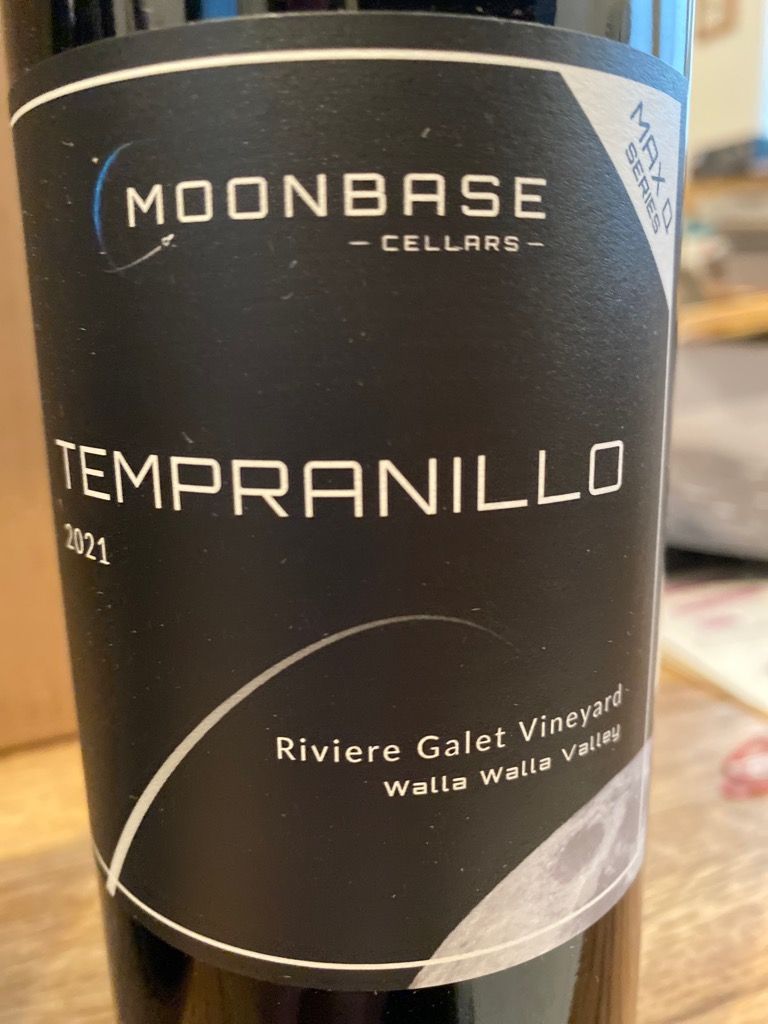2021 Moonbase Cellars Tempranillo Riviere Galet, USA, Oregon, The Rocks ...
