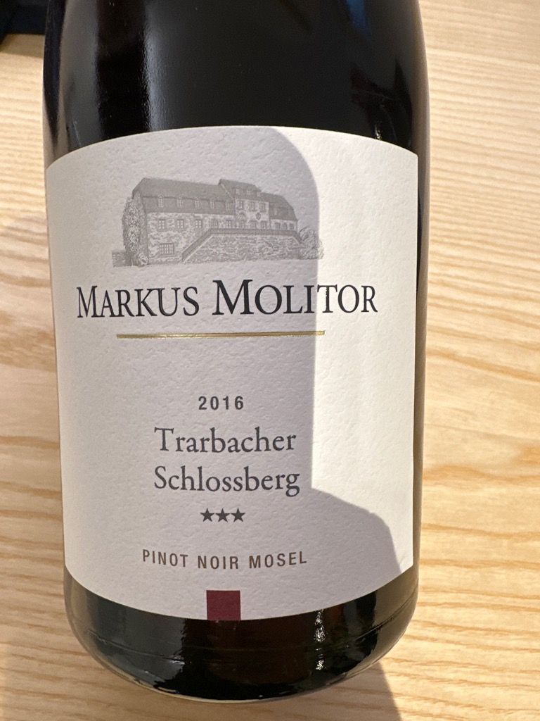 2017 Markus Molitor Trarbacher Schlossberg Pinot Noir trocken ...