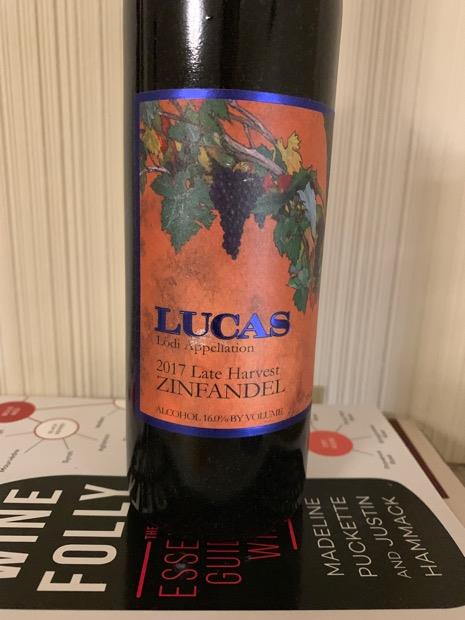 2017 Lucas Winery Late Harvest Zinfandel, USA, California, Central ...