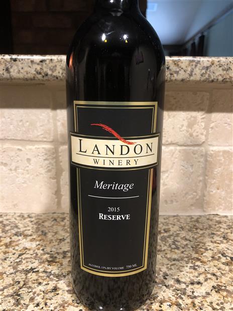 2022 Landon Winery Meritage Reserve Bingham Family Vineyards, USA ...