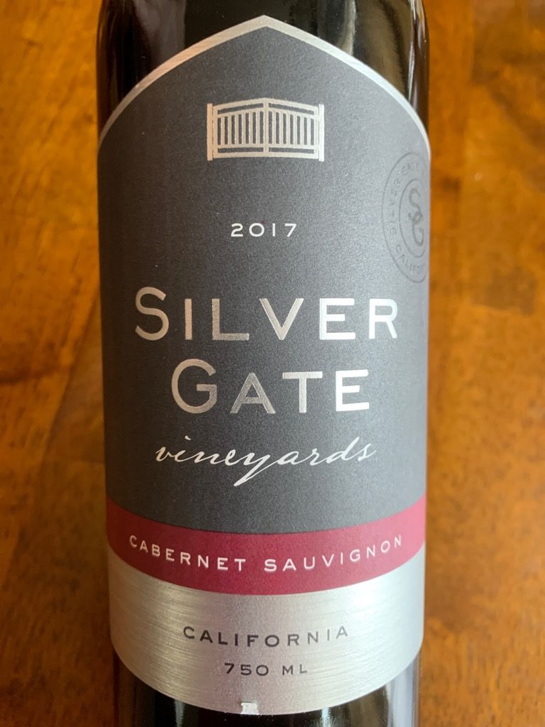 2017 Silver Gate Vineyards Cabernet Sauvignon, USA, California ...