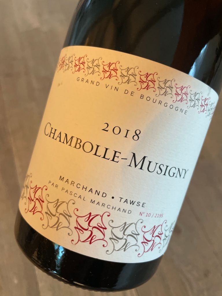 2018 Marchand & Tawse / Pascal Marchand Chambolle-Musigny, France ...