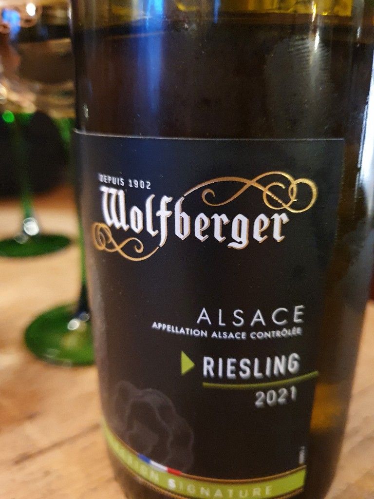 2021 Wolfberger Riesling Signature, France, Alsace - CellarTracker
