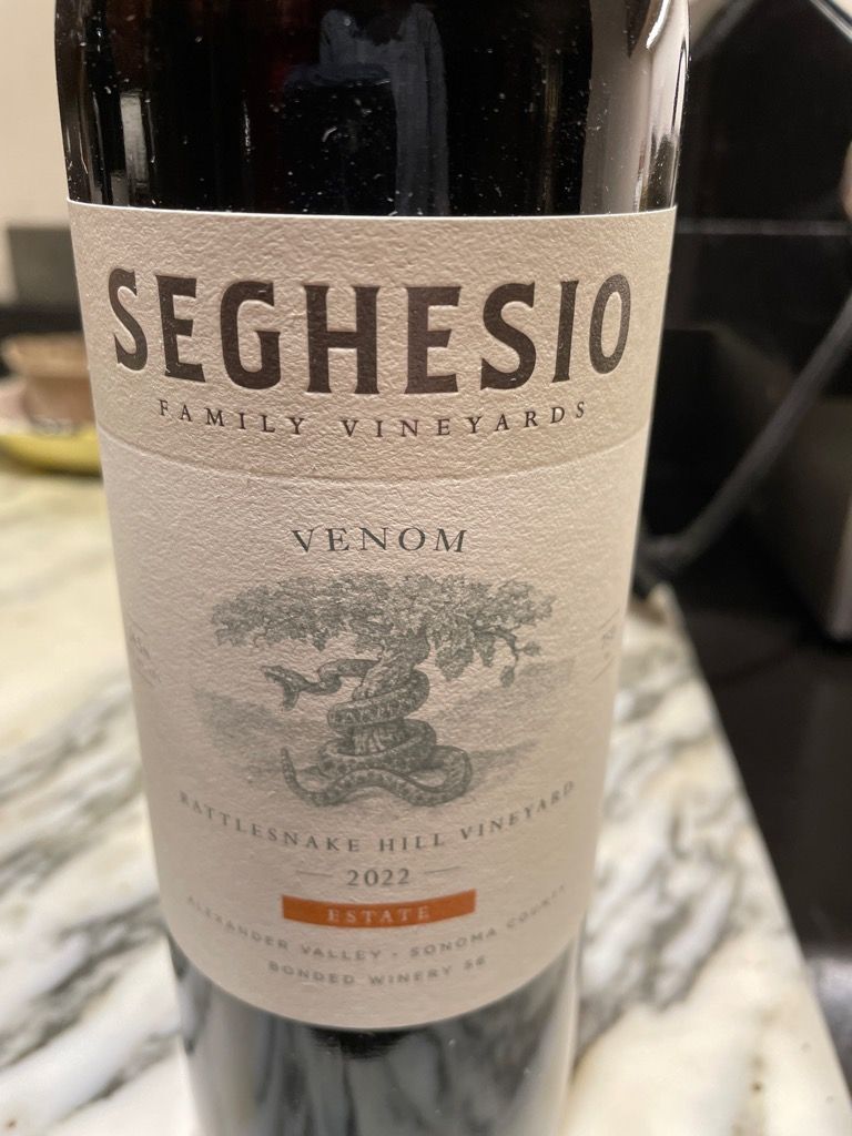 2022 Seghesio Family Vineyards Sangiovese Venom, USA, California ...