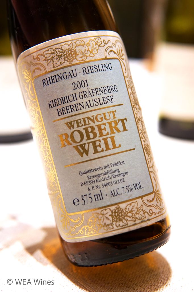 2002 Weingut Robert Weil Kiedricher Gräfenberg Riesling Beerenauslese ...