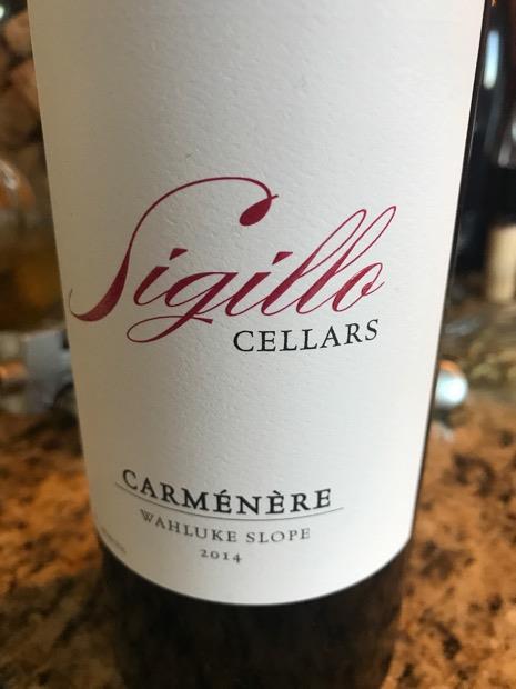 2014 Sigillo Cellars Carménère, USA, Washington, Columbia Valley ...