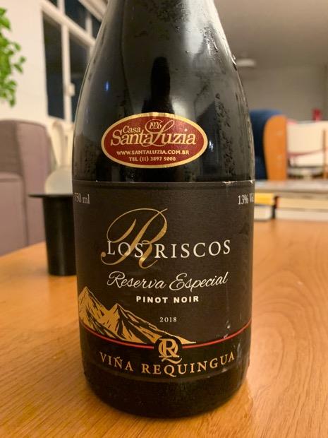 2018 Viña Requingua Pinot Noir Reserva Especial Los Riscos, Chile ...