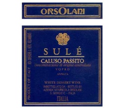 2018 Orsolani Erbaluce di Caluso Sulé Caluso Passito, Italy, Piedmont ...