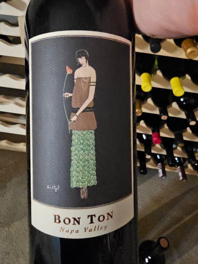 2021 Bon Ton Wine Cellars Red Wine, USA, California, Napa Valley ...