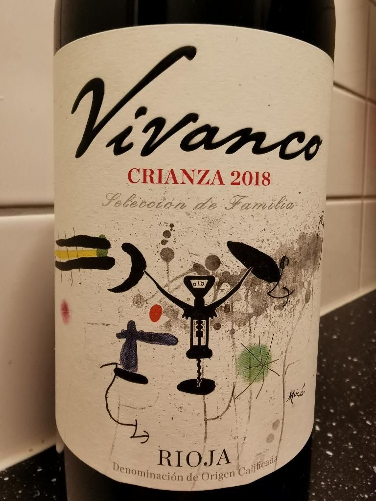 2019 Dinastía Vivanco Rioja Crianza Selección de Familia, Spain, La ...