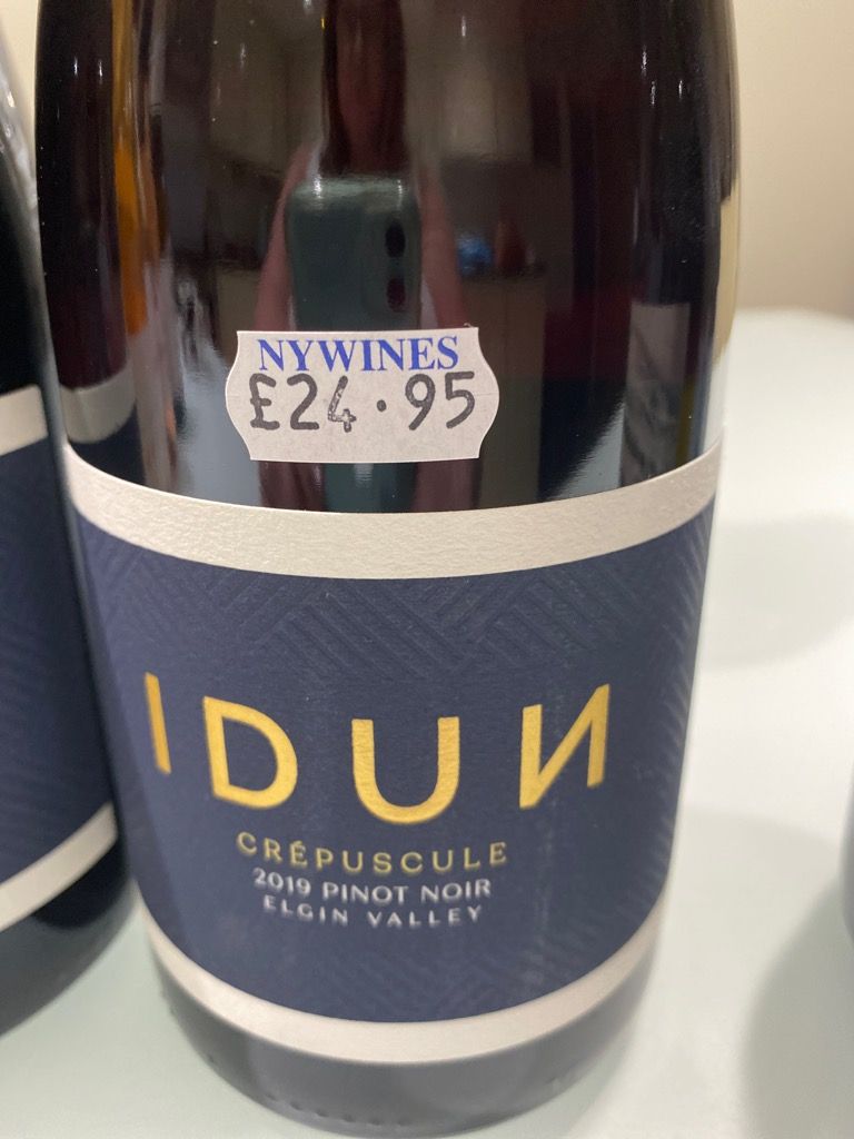 2020 Idun Pinot Noir Crepuscule, South Africa, Cape South Coast, Elgin ...