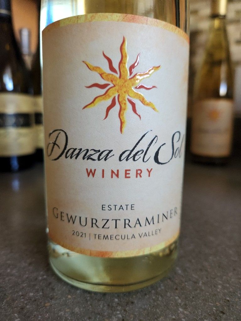 2021 Danza Del Sol Gew rztraminer USA California South Coast 2021 Danza Del Sol Gew rztraminer USA California South Coast