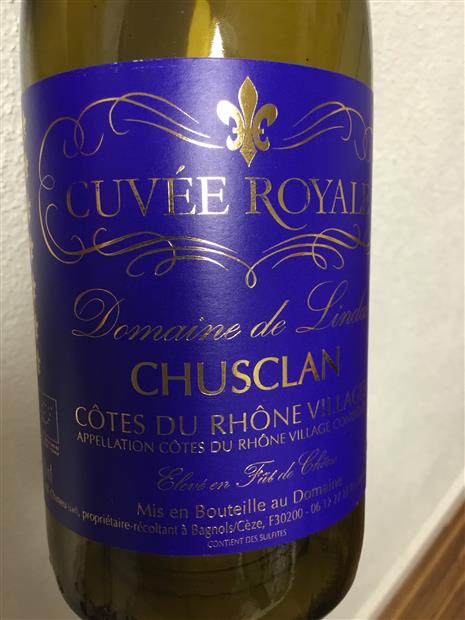 2013 Domaine de Lindas Côtes du Rhône Villages Chusclan Florilege ...